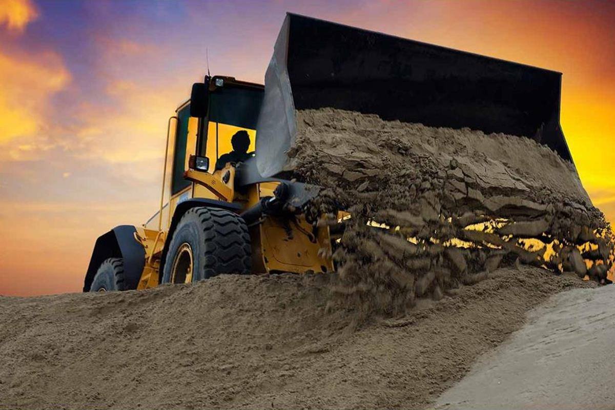 Бульдозер щебень (59 фото) - hdpic картинки