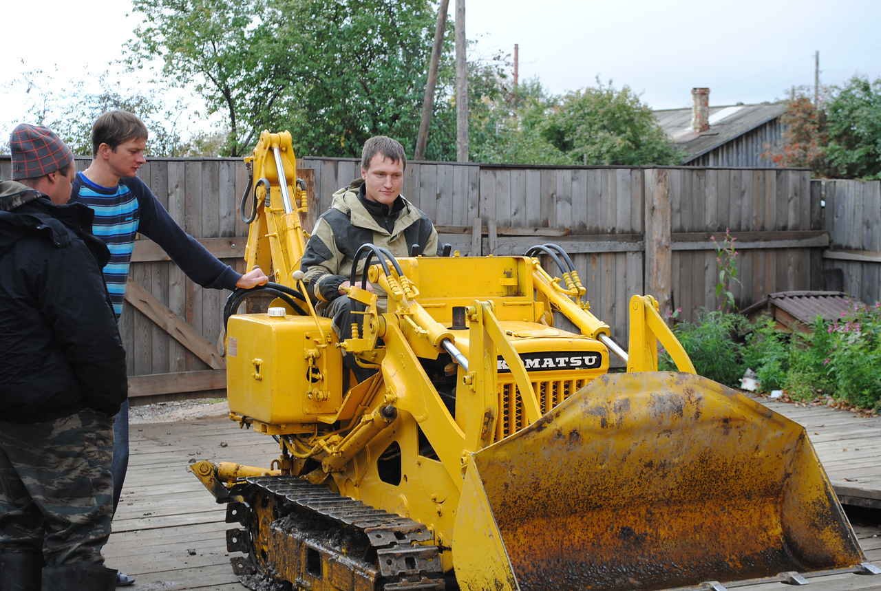 Бульдозер маленький (67 фото) - hdpic картинки
